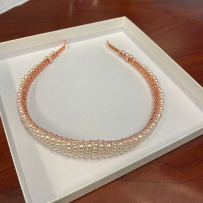 Bridal Forehead Headpiece. Silver Brow Band Made With Swarovski Crystal ...