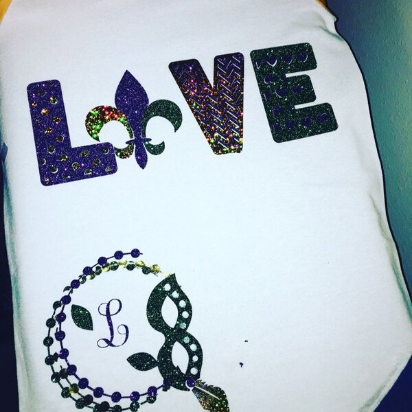 Mardi Gras Svg Fleur De Lis Svg LOVE Svg Beads New Orleans Louisiana ...