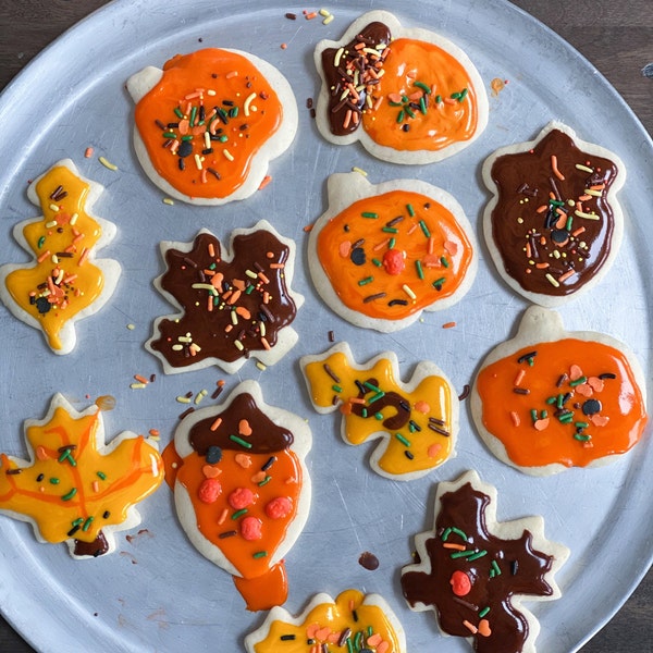 1 Doz*fall/autumn Cookie Box*decorate Your Own Cookie*cookie Party ...