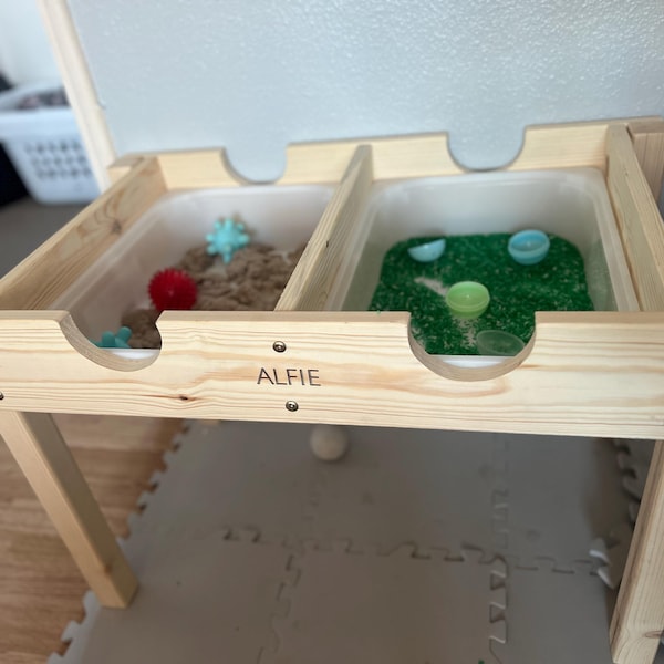 Wooden Sensory Stand | Sensory Table Sensory Bin Water Table Sand Table ...