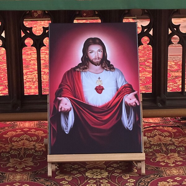 Jesus Christ With the Sacred Wound of the Shoulder Religious Icon a ...