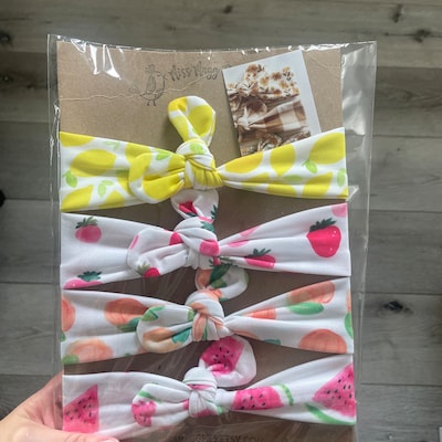 Leather Hair Bow Set, Variety Pack Hair Bows, Genuine Leather Hair ...