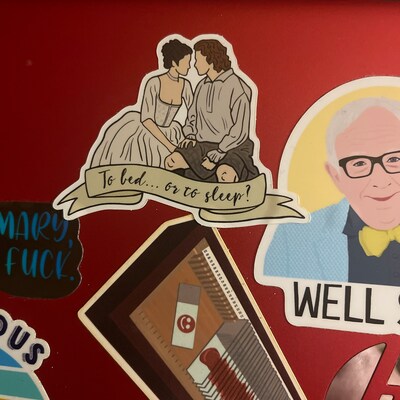 To Bed or to Sleep Outlander Waterproof Vinyl Sticker - Etsy