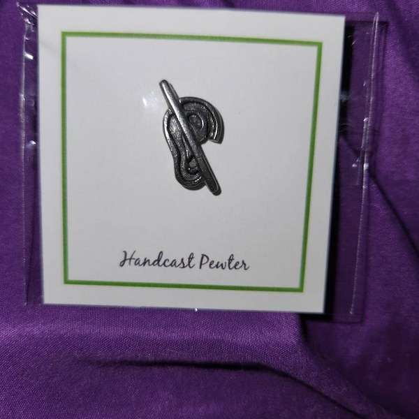 Hard of Hearing Pewter Lapel Pin- Deaf, Hearing, Hearing Loss, and ...