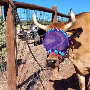 Goat/sheep Fly Masks With & W/o Horns Dual Adjustable Made to Order - Etsy