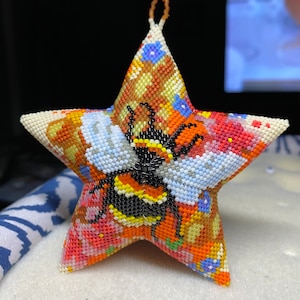 Graduation Cap and Diploma 3D Peyote Star Pattern PDF Beaded Star ...