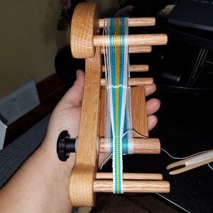 Loom-the Fiddle Inkle SUPER Tiny Small Travel Sized Weaving - Etsy