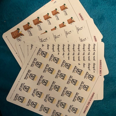 Custom Sticker Contact Cards for Planner Meet Ups & Events - Etsy