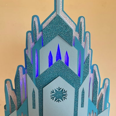 Frozen Castle SVG File for Cake Topper or Party Decorations - Etsy ...