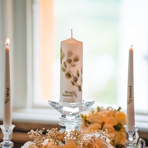 Unity Candle Set Custom Wedding Unity Candle Ceremony Candles ...