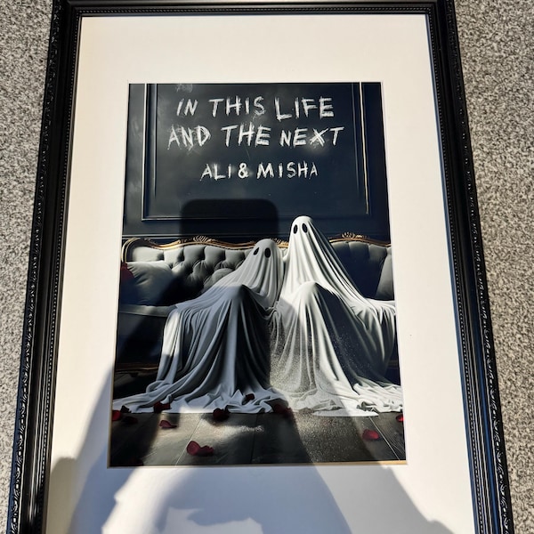 Off You Pop - Neon Sign Ghost Sign, Graffiti Poster Gift, Spooky ...