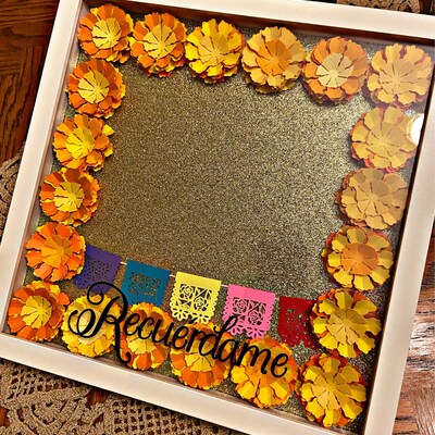 Recuerdame Shadow Box, Memorial Shadow Box, Ofrenda, Memorial Shadow ...