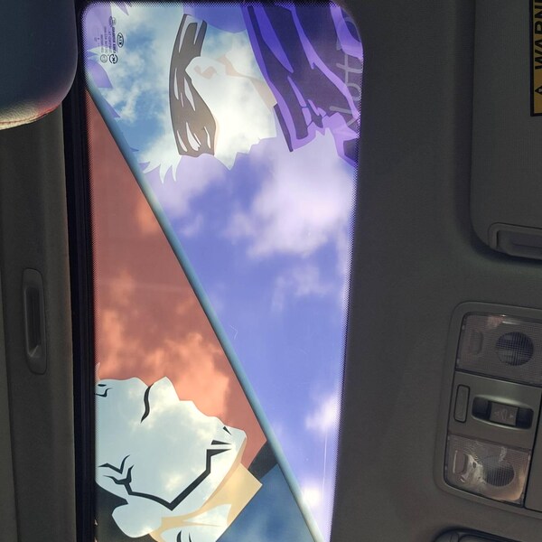 Custom Car Sunroof Window Cling Decal Custom Size and Picture Vinyl ...