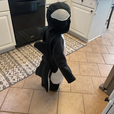 Orca Fleece Toddler Costume, Fleece Killer Whale Costume, Toddler ...