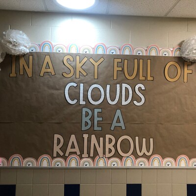 BOHO Classroom Display Headers Editable Bulletin Board Lettering Pack ...