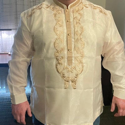 Sale Modern FILIPINIANA Dress Linen BARONG TAGALOG - Etsy