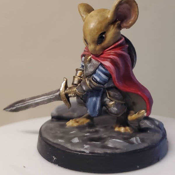 The Protectors | 3D Printed | Dungeons and Dragons | Mouse | Fighter ...