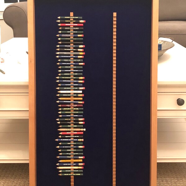 White Oak Golf Tee Display (WOATG) - Golf Gift - Golf Decor - Golfer ...