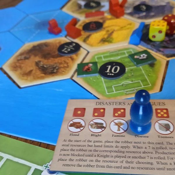 TTM Printable Volcano Hex Compatible With Catan's Settlers of Catan ...