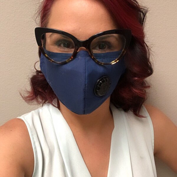 Adult Face Mask Reusable Washable Respiratory Valve With Replaceable ...