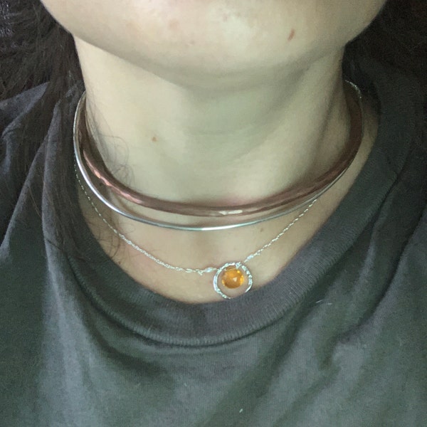 Choker, Copper Choker Necklace, Copper Jewelry, Choker Collar Necklace ...