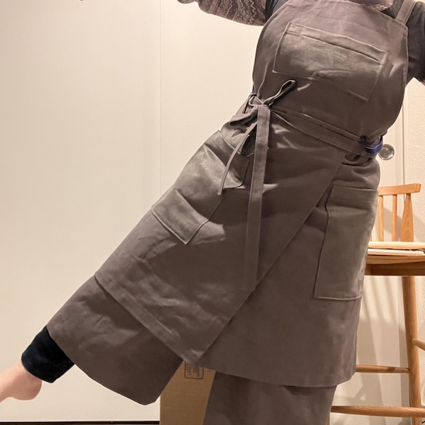 Pottery Apron With Pants/sewing Pattern/ Potter's Split Leg /cross Back ...