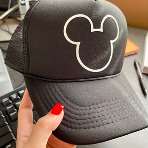 Girls Mini Mouse Trucker Hat Youth Mini Mouse Hat Kids | Etsy
