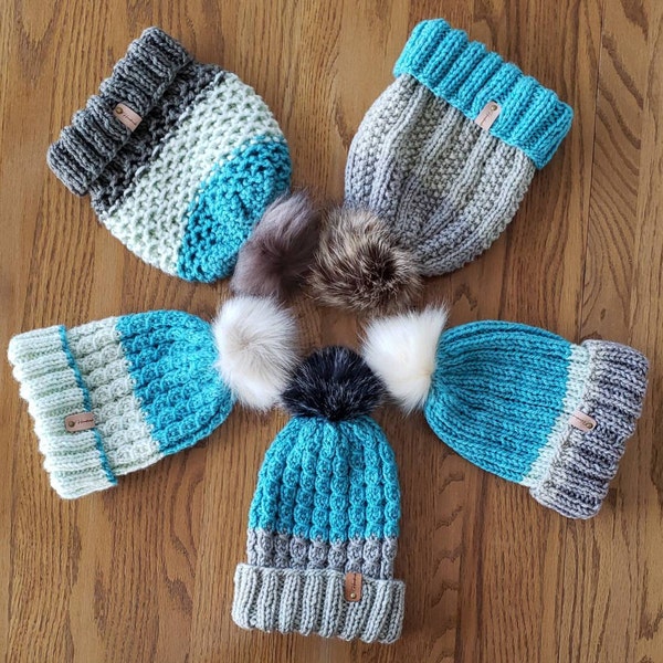 Large Neutral Pom Poms for Crafts Natural Color Tufts for Hats Scarfs ...