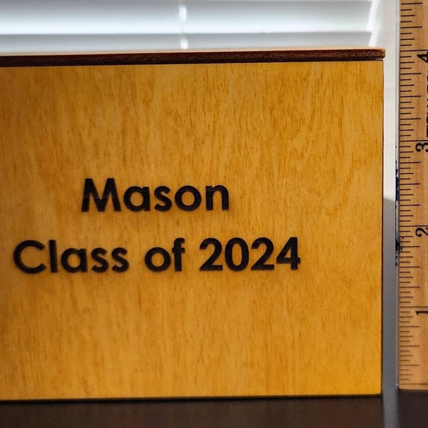 Personalized Wooden QR Code Tipping Box, Custom Made Money Box, Charity ...