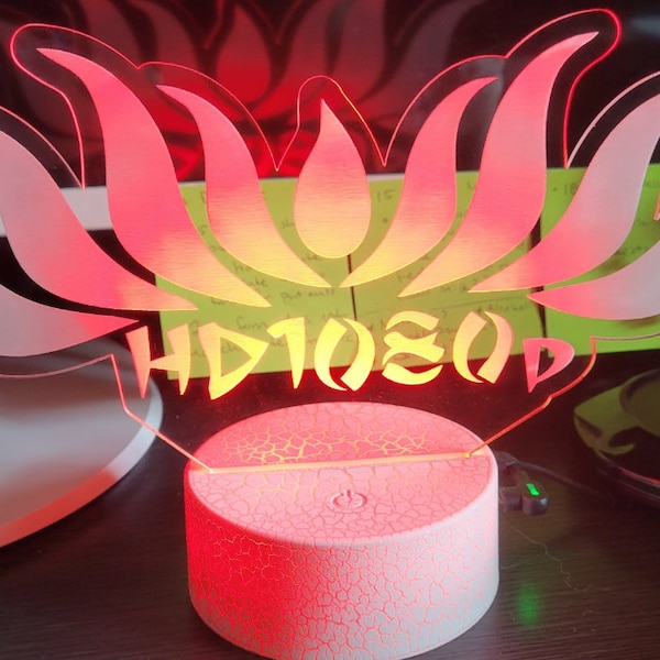 DJ Music Personalized LED Night Light - Custom Gift for Music Lovers ...