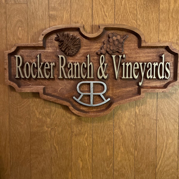 Personalized Western Family / Ranch / Farm Sign - Name Signs Carved ...