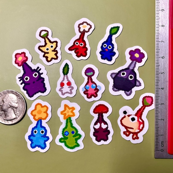 Pikmin Sticker Pack - Etsy