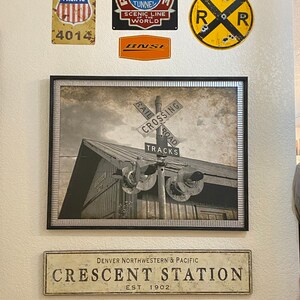 Custom Railway Station Wood Sign Hand Made Wooden Antique Train Decor ...