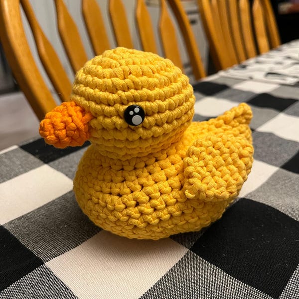 Crochet Rubber Duck Pattern // Amigurumi Pattern - Etsy