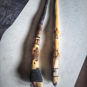 THICK Straight Hazel Sticks - Perfect for Whittling, Wood Crafts, Art ...