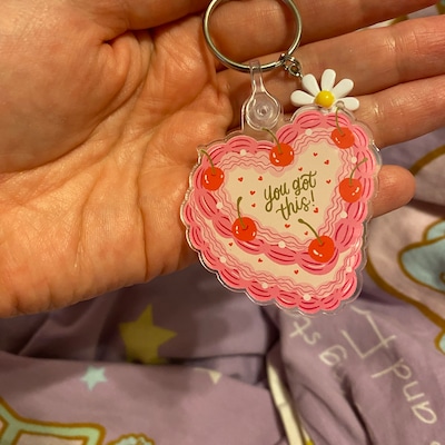 Heart Cake Sticker, Heart Cake Illustration Sticker, Heart Cake, Cake ...