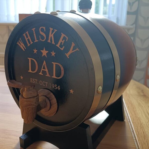 Personalized Engraved Whiskey Barrel 3L | Mini Wood Whiskey Barrel ...