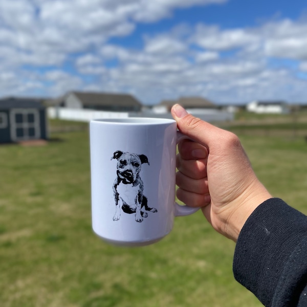 Custom Dog Mug, Dog Lover Gift, Pet Memorial, Dog Memorial Gift, Pet ...