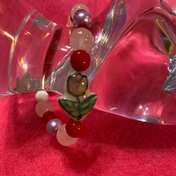 Glass Flower Stems-beautiful Lampwork Flowers 7 - Etsy