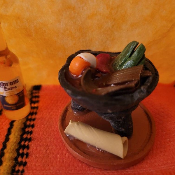 Clay Mini Food / Altarcito Food / Nichos Mexicanos / Nicho DIY / Mini ...