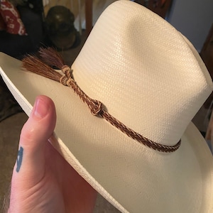 Horsehair Hat String Cowboy Hat Stampede String Chin Strap | Etsy