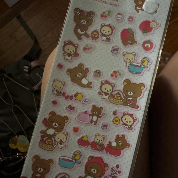 C23 Daiso Rilakkuma Sakura Cherry Blossom Sticker Sheet - Etsy