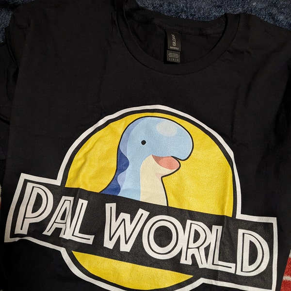 Pal World, Pal Park Unisex Softstyle T-shirt, Dinosaur Tshirt, Monster ...