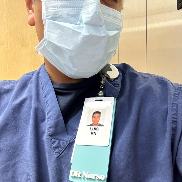 RN Badge Buddy Custom Gift for Healthcare Worker Personalized Gift for ...