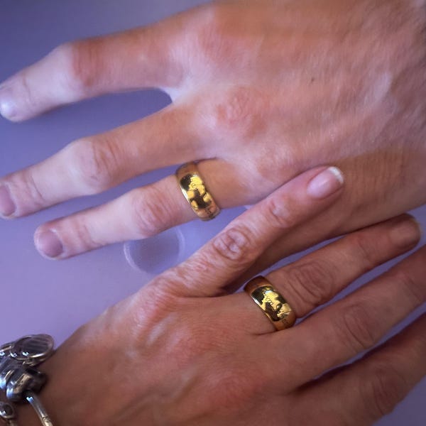 Text graviert Wolframring Elbisch Text graviert, Text graviert ...