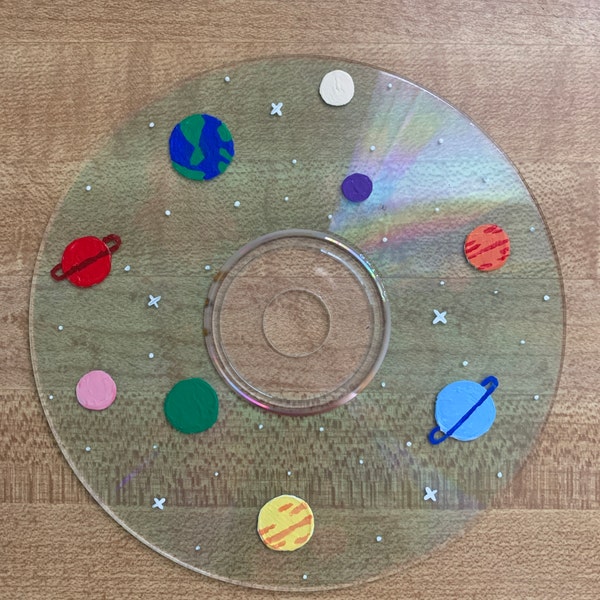 Painted Planets CD Art - Etsy