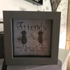 Personalised True Friends Pebble Art Frame. Friendship, Besties, Best ...