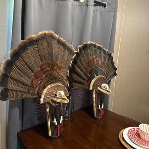 Rustic Turkey Fan Plaque - Etsy