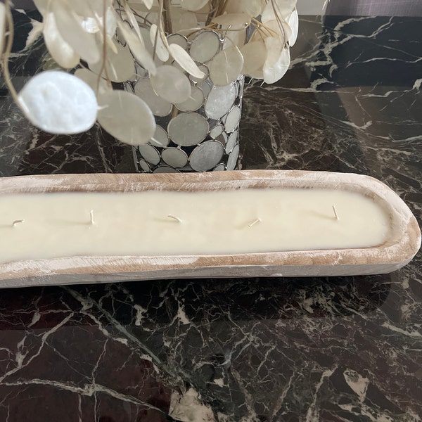 Long Dough Bowl Soy Candle - Etsy