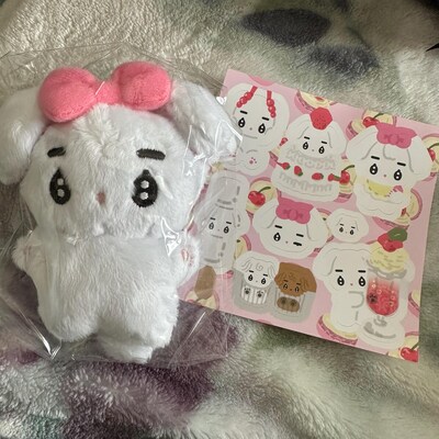 Plush Fluffy Photocard Holder Keychains - Etsy